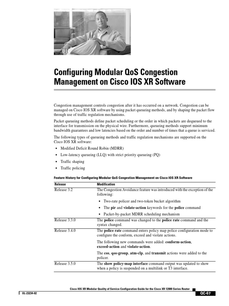 Configuring Modular QoS Congestion Ios XR | PDF | Quality Of Service ...