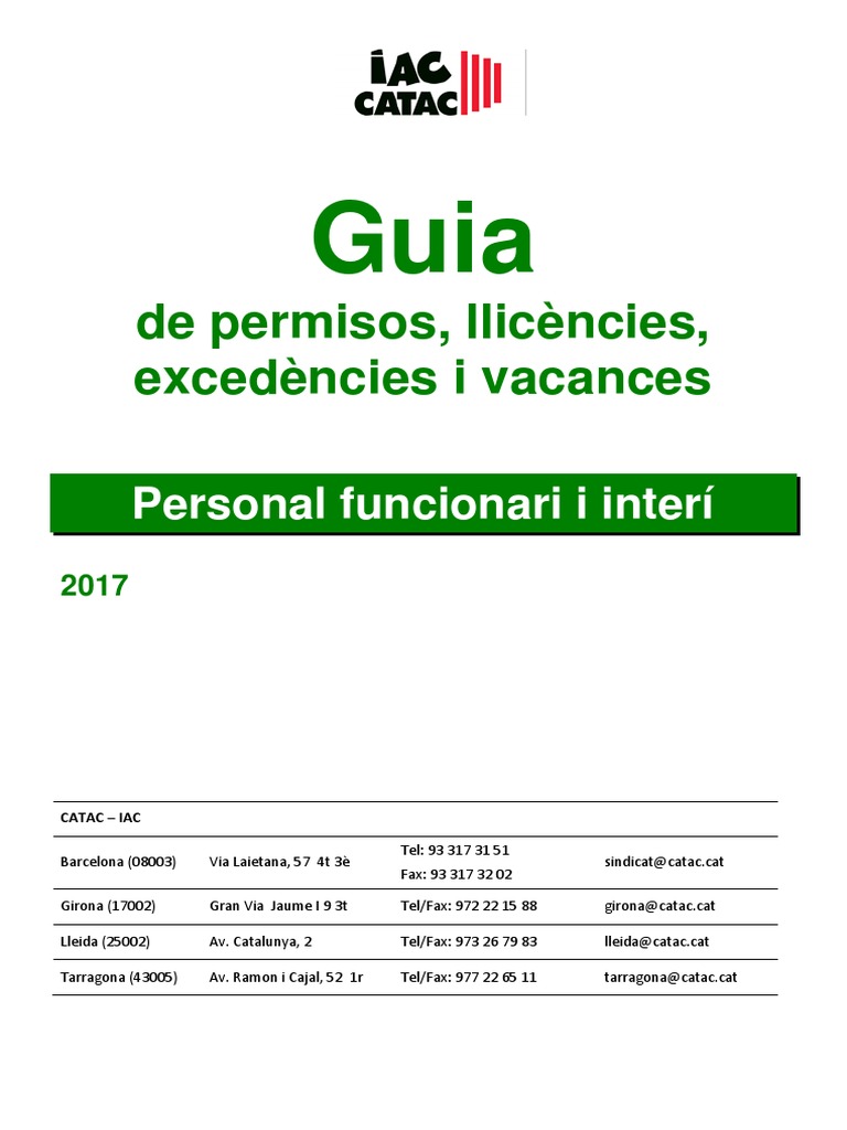 Guia de Permisos Iac-Catac | PDF