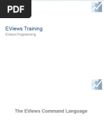 A Guide To Using Eviews | PDF | Regression Analysis | P Value