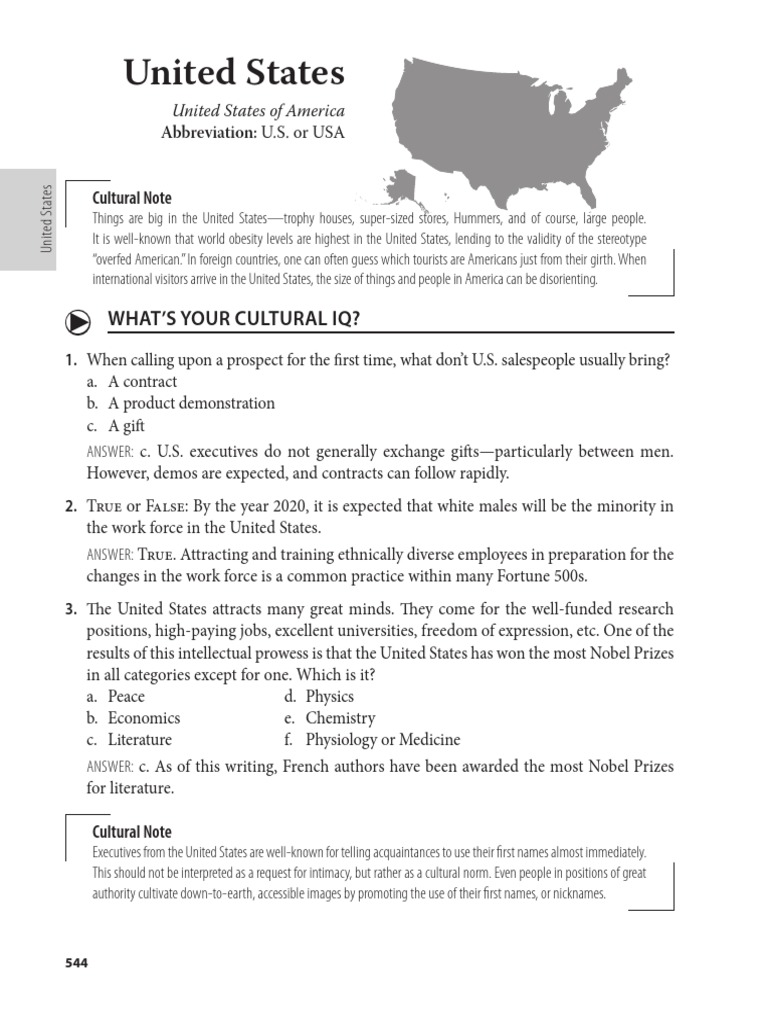 Understanding the United States: A Summary of Key Facts about its ...