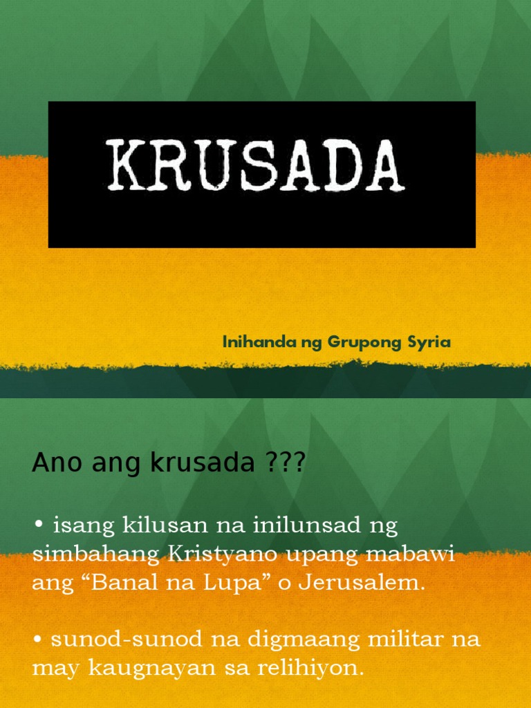 Krusada | PDF