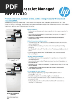 Datasheet - HP Color LaserJet Managed MFP E47528 Series | PDF | Image ...