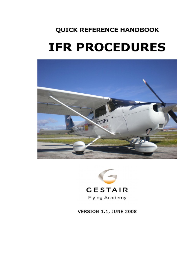 IFR Procedures Quick Reference Guide | PDF | Instrument Flight Rules ...