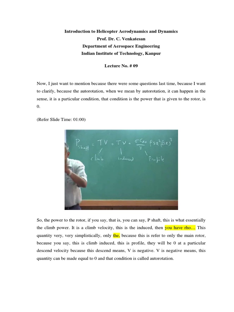 Understanding the Physics of Autorotation: An Analysis of Forces Acting ...
