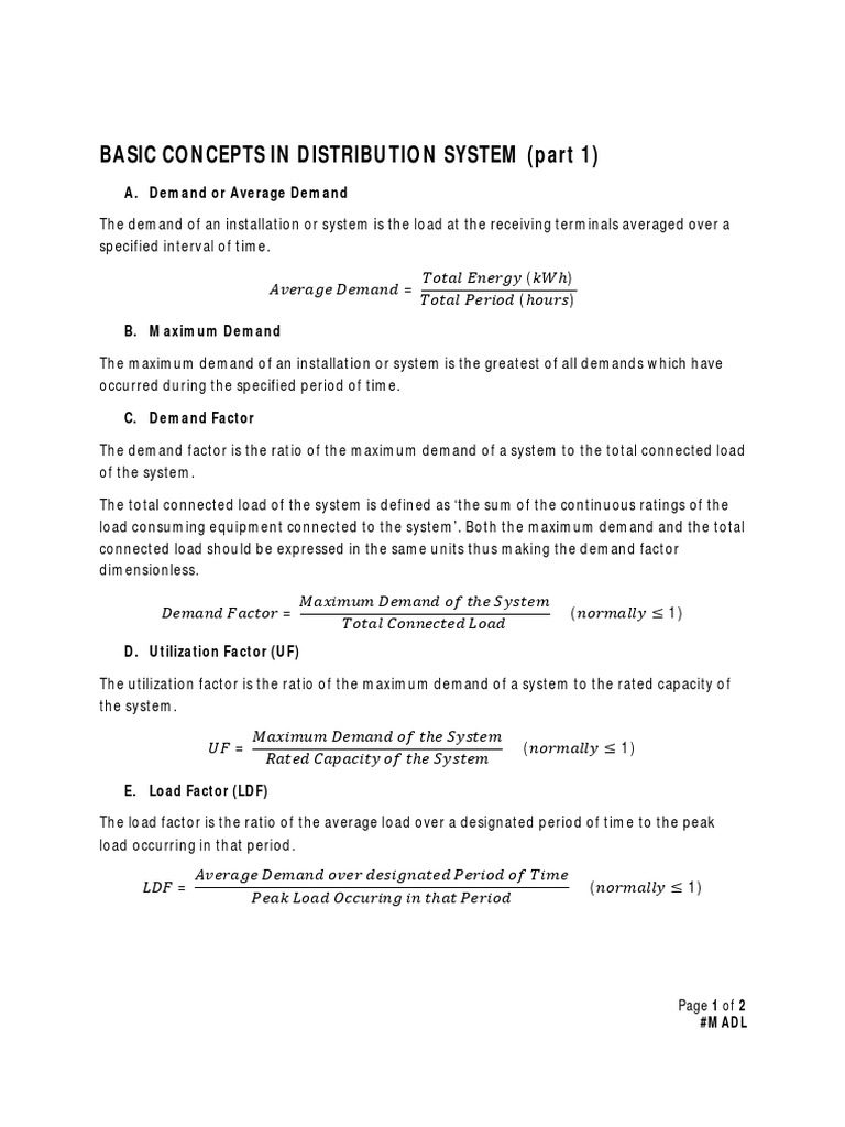 Key Concepts in Distribution Systems | PDF | Ratio | Teaching Mathematics