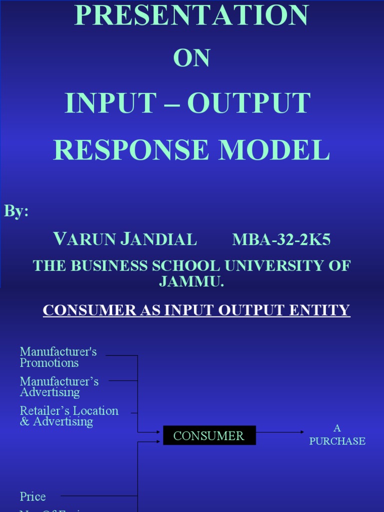 Ip-Op Response Model | PDF