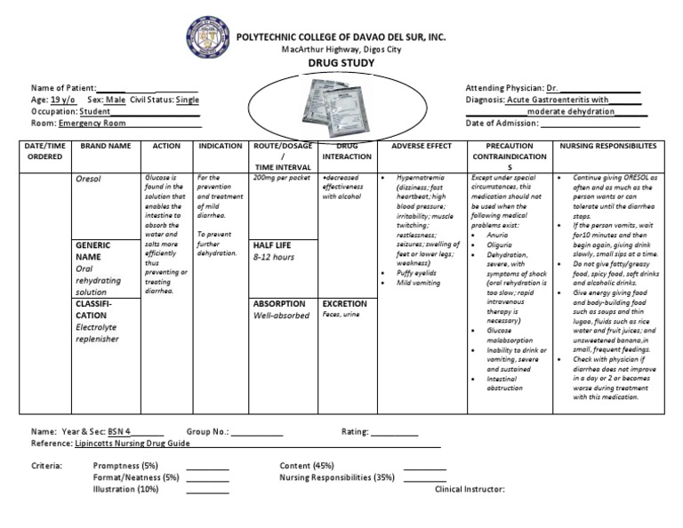Treatment Plan and Nursing Responsibilities for a Patient with Acute ...