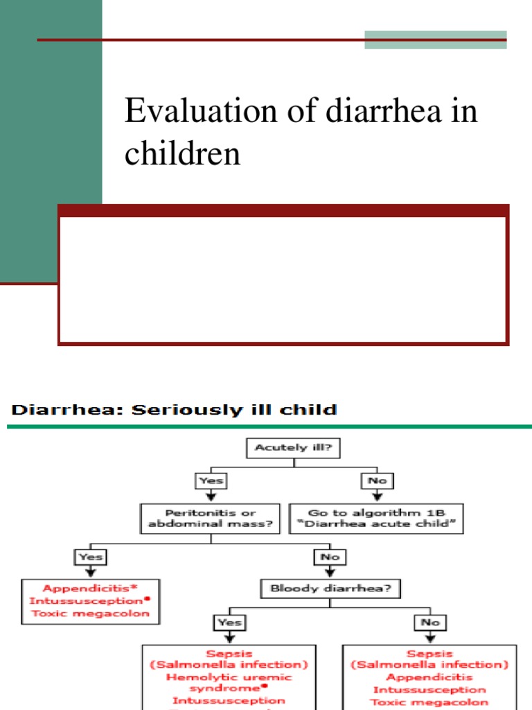 Evaluation of Diarrhea in Children | PDF | Diarrhea | Public Health