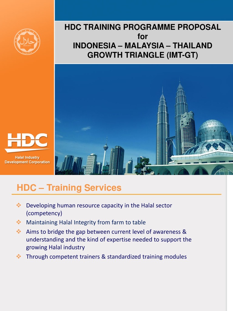 HDC Training Programme Proposal For Indonesia - Malaysia - Thailand ...