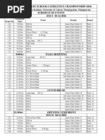 Hurdle Specifications and Measurements | PDF | Track And Field | Running