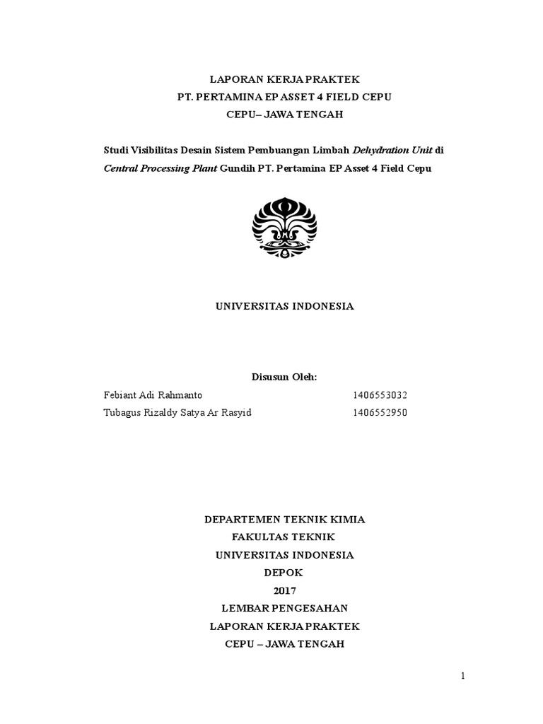 Desain Sistem Pembuangan Limbah CPP Gundih | PDF | Komputer | Teknologi ...