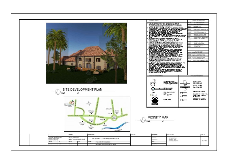 Site Development Plan: Proposed Compound Residential | Download Free ...