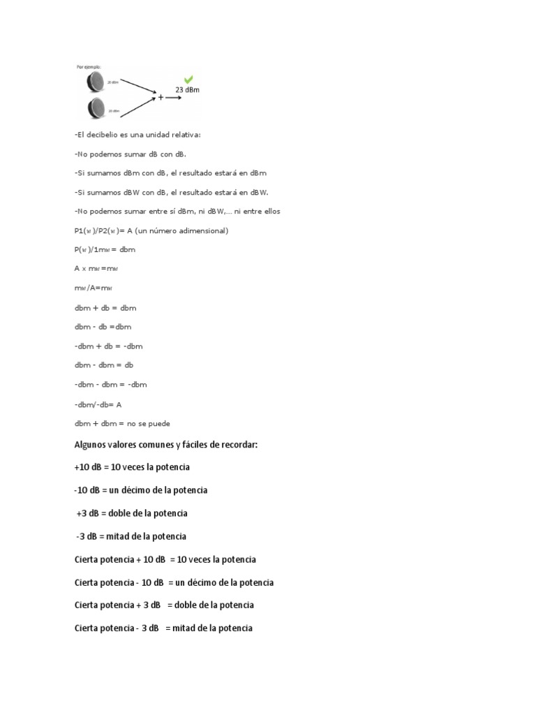 El DB y DBM | PDF | Decibel | Ingenieria Eléctrica