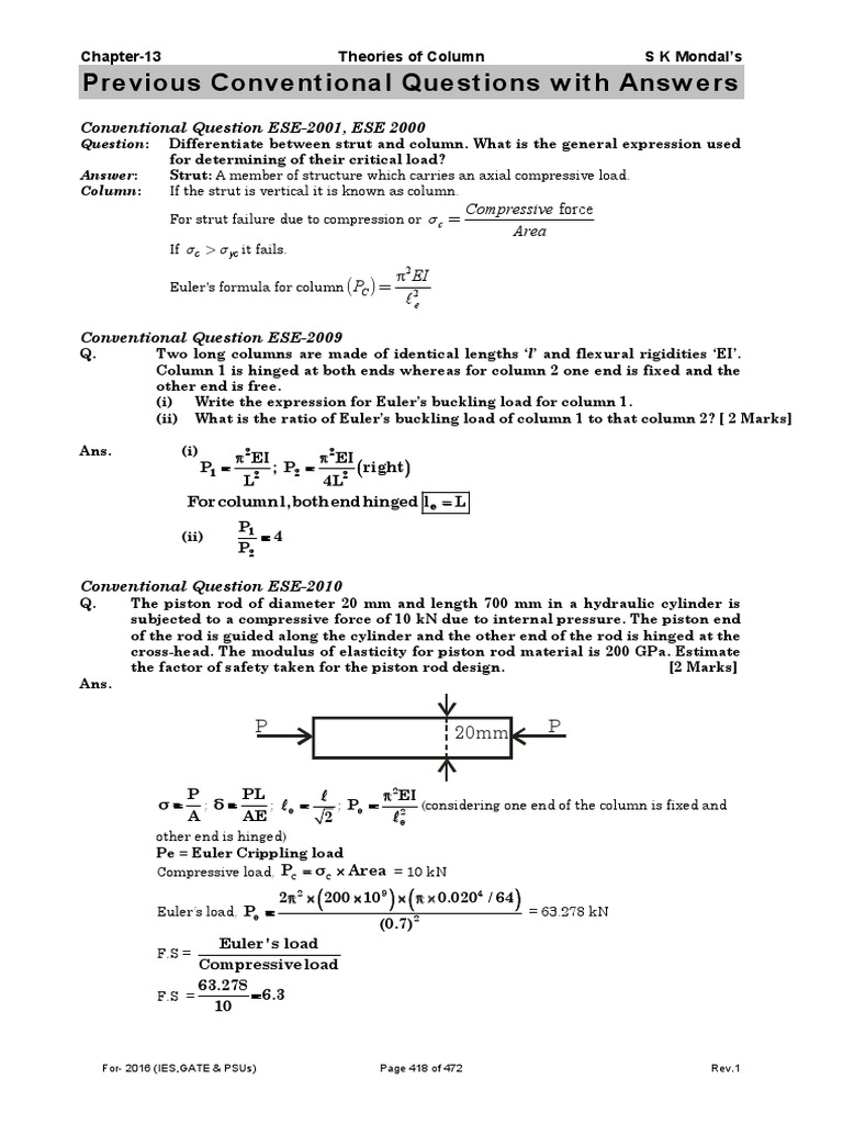 SK Mondal PDF | PDF | Buckling | Classical Mechanics