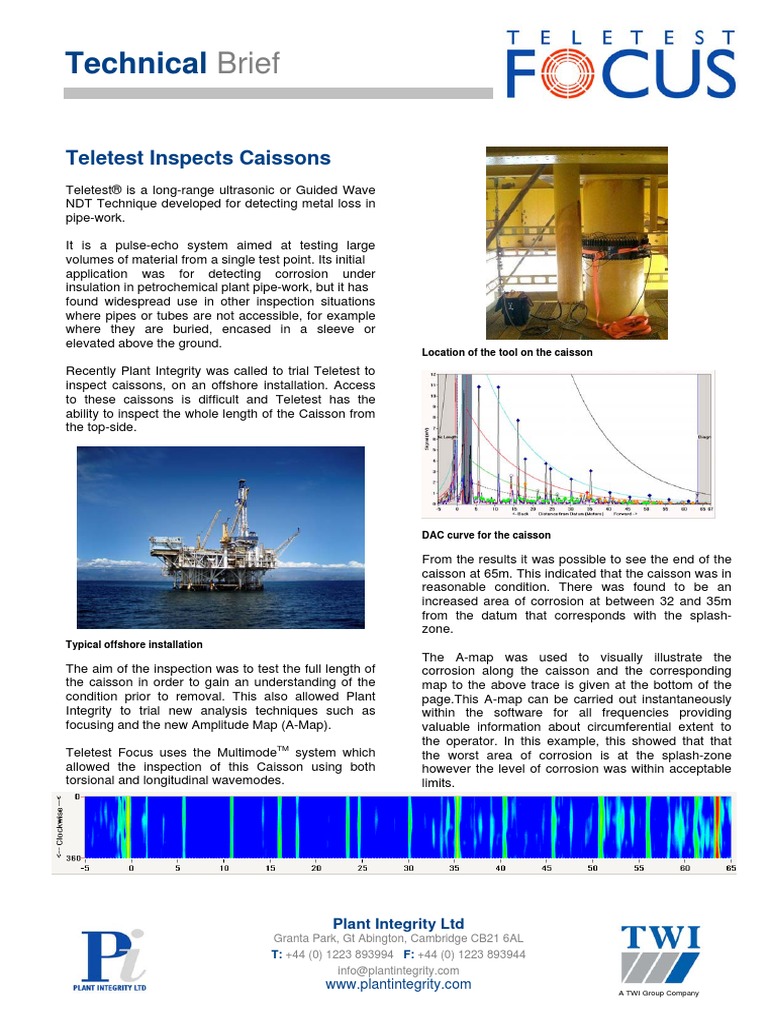 Plant Integrity Case Study Caissons | PDF | Deep Foundation | Corrosion