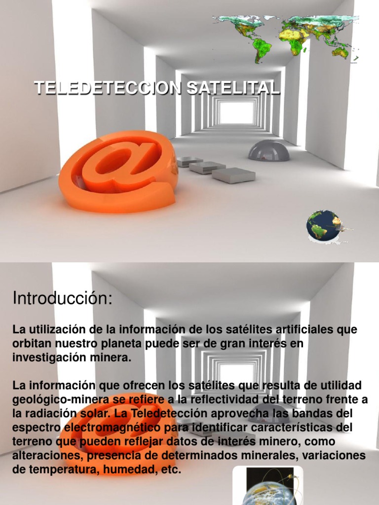 Teledeteccion Satelital PDF | PDF | Sensores remotos | Espectro ...