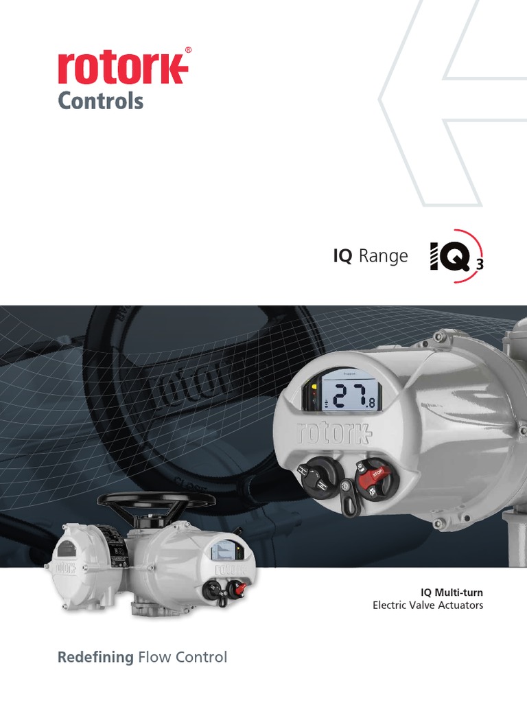 Actuadores Rotork IQ PDF | PDF | Bluetooth | Valve