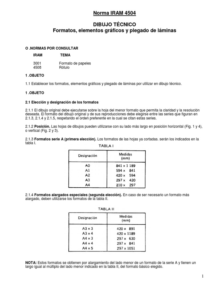 Norma Iram 4504 | PDF | Dibujo | Dibujo técnico