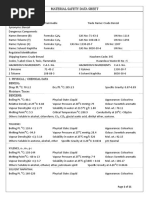Coal Tar Material Safety Data Sheet | PDF | Dangerous Goods | Flammability
