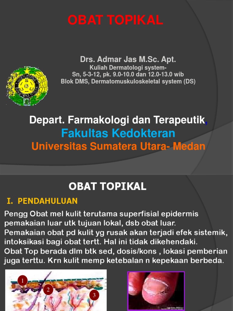 Obat Topikal Kulit | PDF