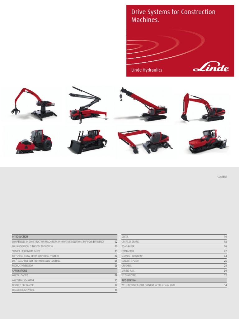 Linde Hydraulics: Efficient Pump Solutions | PDF | Pump | Actuator