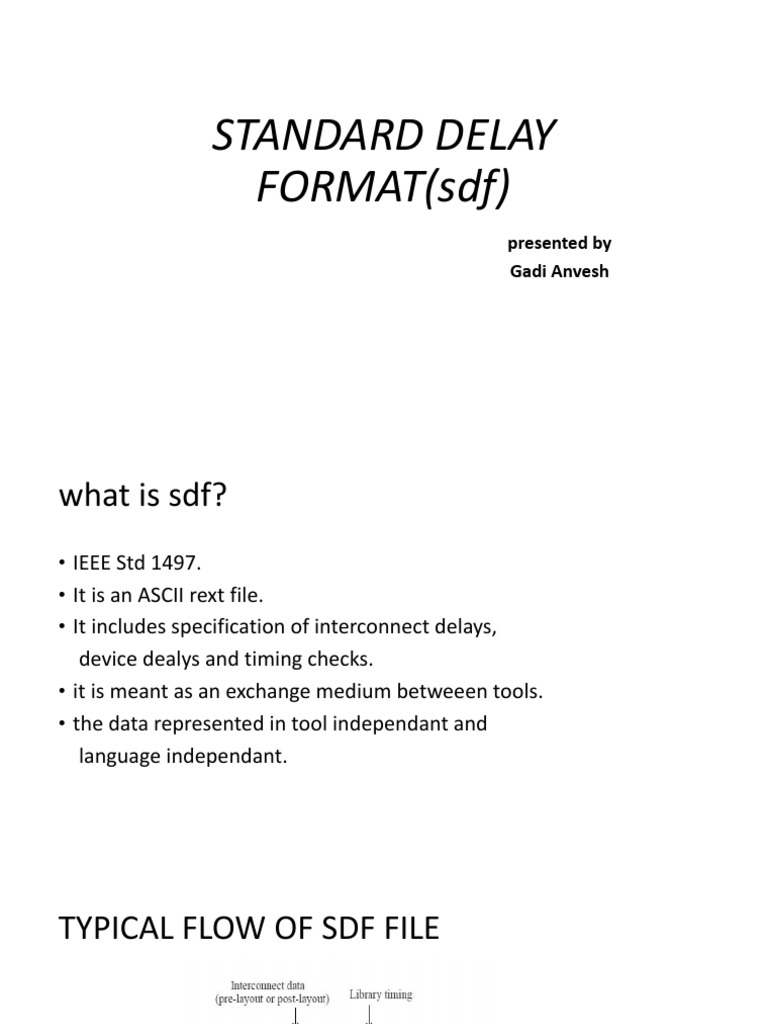 SDF | PDF