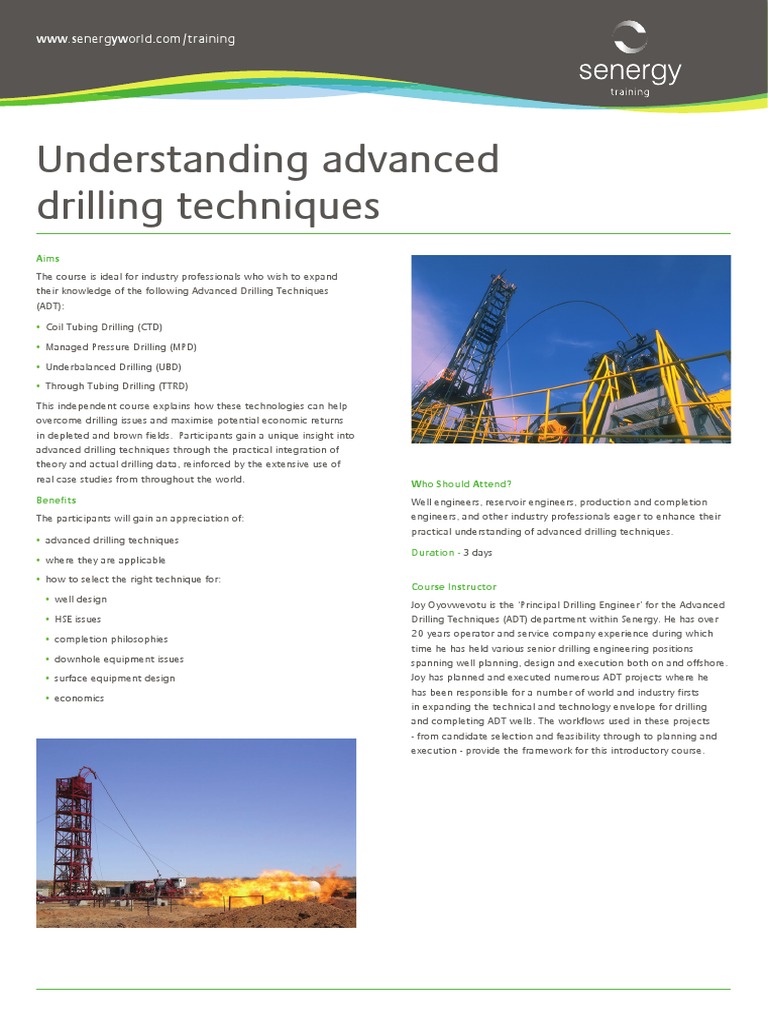 Understanding Advanced Drilling Techniques | PDF | Oil Well | Drilling Rig