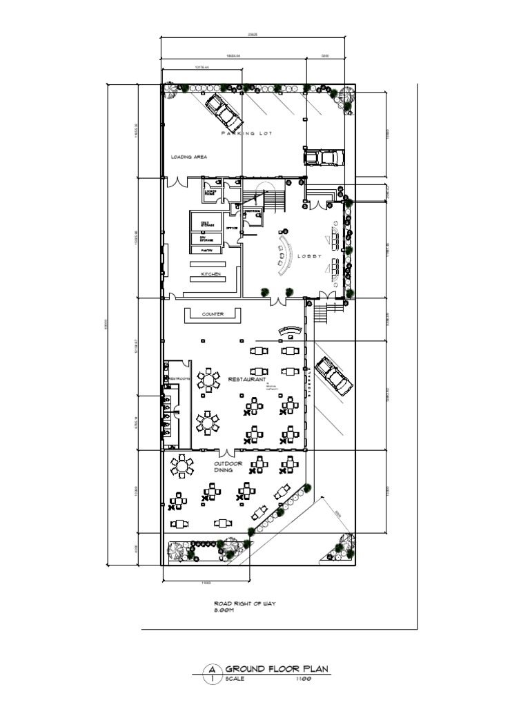 Parking Lot: Ground Floor Plan A 1 | PDF