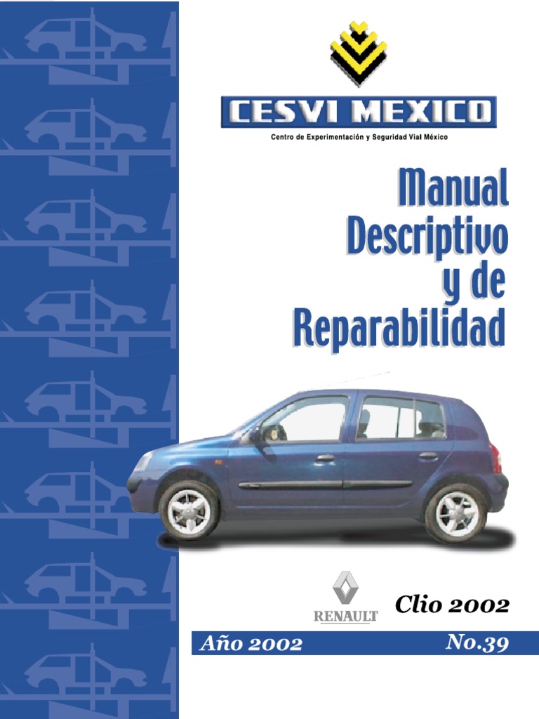 Clio Manual Descriptivo y Reparabilidad | PDF | Renault | Industria automotriz