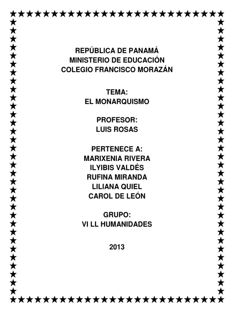 Monarquismo: Historia y Conceptos | PDF | Monarca | Monarquía absoluta