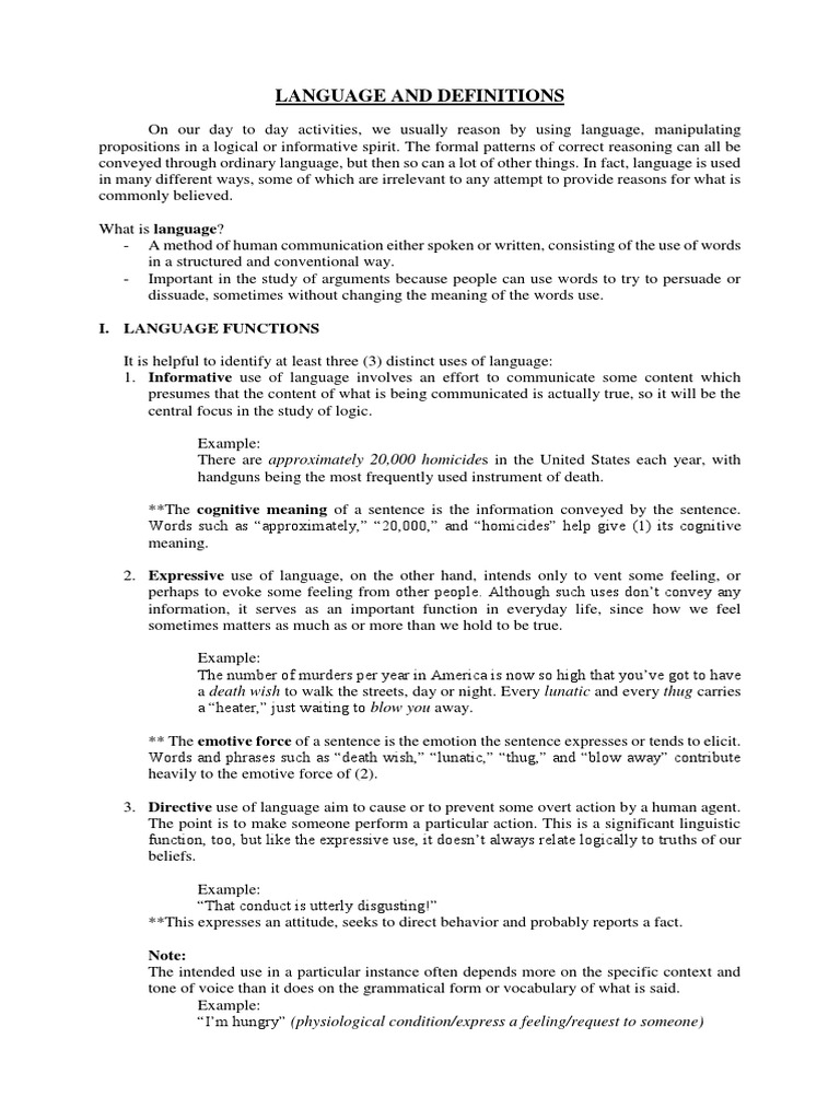 Written Report - Logic | PDF | Definition | Vagueness