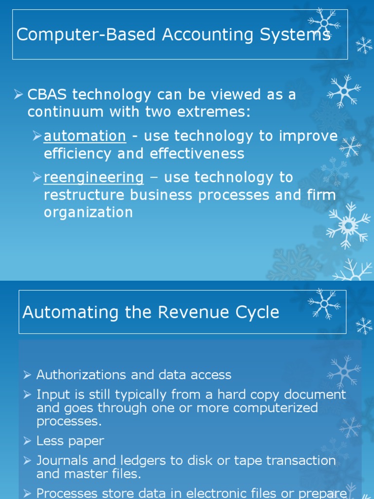 Computer-Based Accounting Systems | PDF | Point Of Sale | Cheque