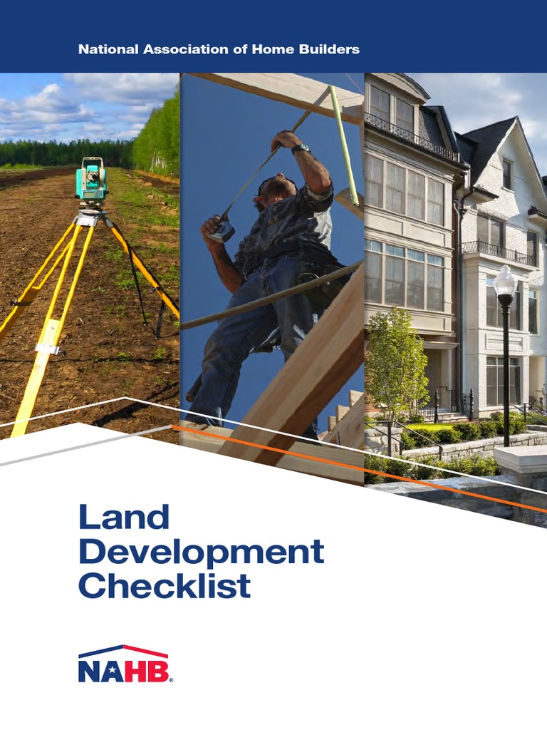 Land Development Process Checklist | PDF | Drainage | Storm Drain
