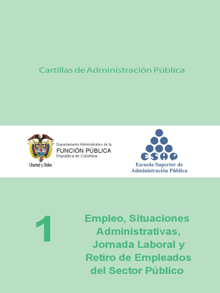 Cartilla Laboral Dafp PDF | PDF