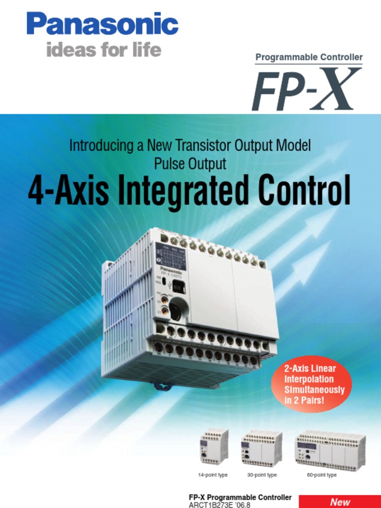 PLC Panasonic FPX Ing | PDF | Programmable Logic Controller | Power Supply