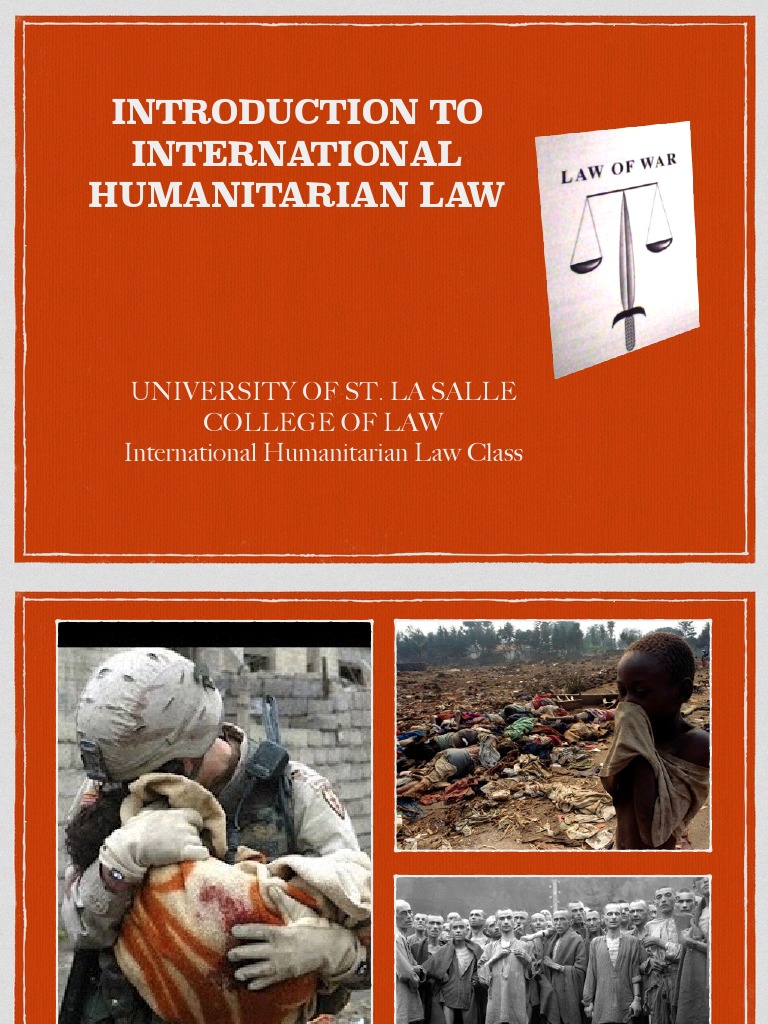 Introduction To Ihl 1 | PDF | International Humanitarian Law | Geneva ...