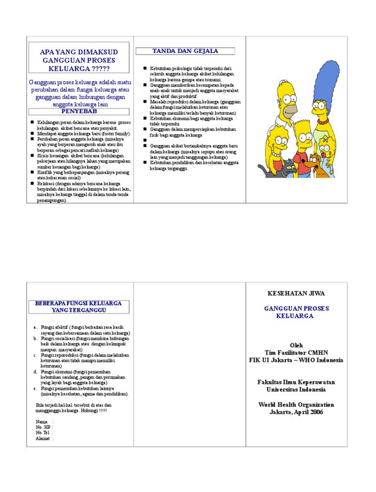 Leaflet GGN Proses Keluarga | PDF