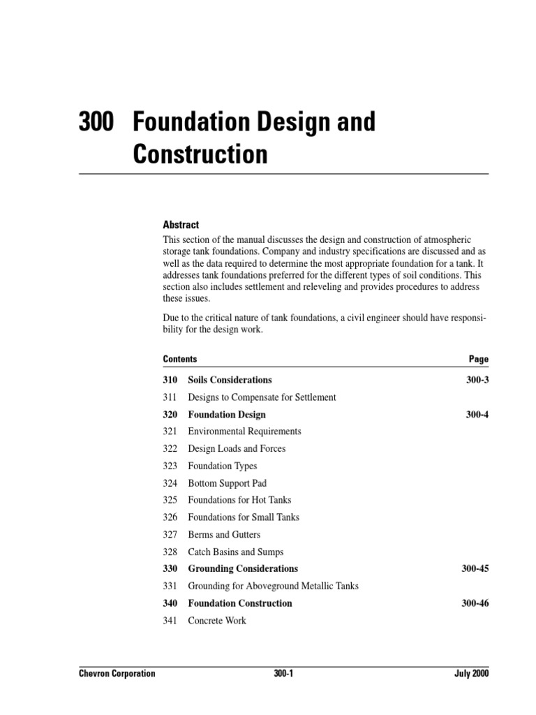 Tank Foundation Design Guidelines | PDF | Deep Foundation | Reinforced ...