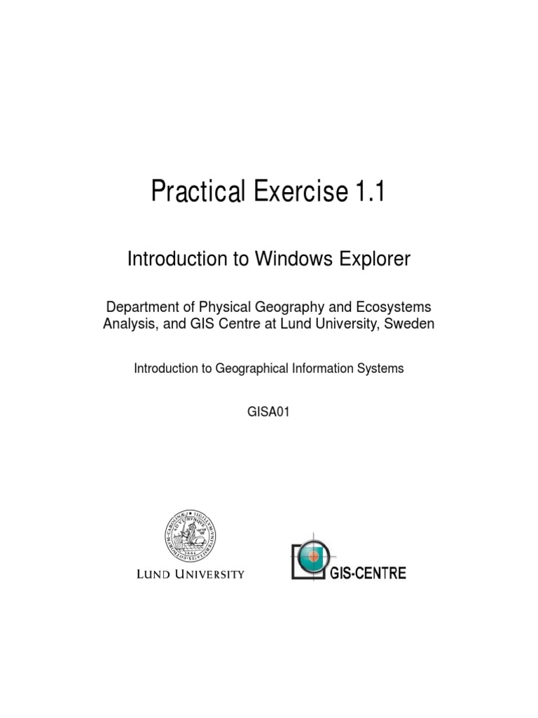 Practical Exercise 1.1: Introduction To Windows Explorer | PDF ...