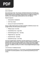 Thor 3 SF Assessment Prep Program | PDF | Hobbies | Strength Training