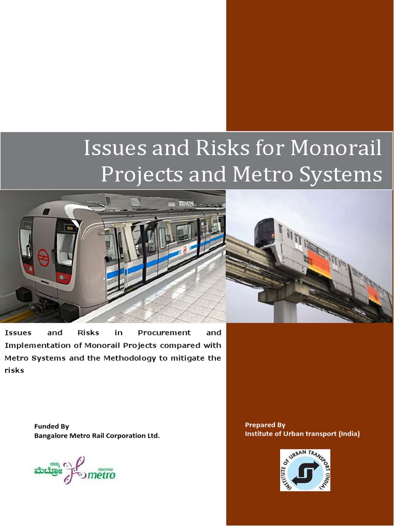 Report On Metro Vs Monorail | PDF | Light Rail | Rapid Transit