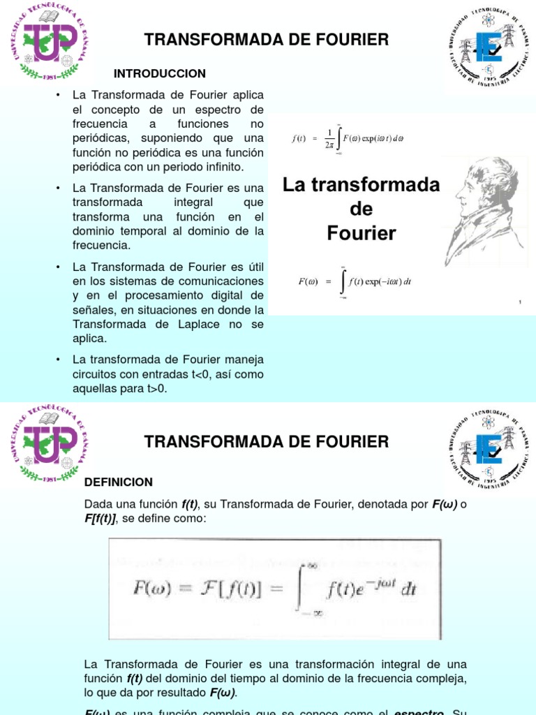 Transformada De Fourier: Introduccion