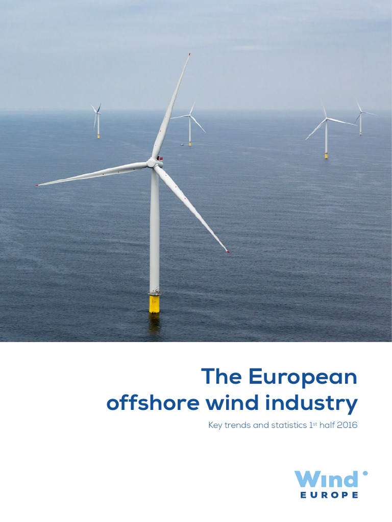 WindEurope Mid Year Offshore Statistics 2016 | PDF | Offshore Wind Power | Wind Power