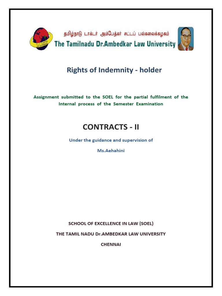 SOEL Assignment Front Page | PDF