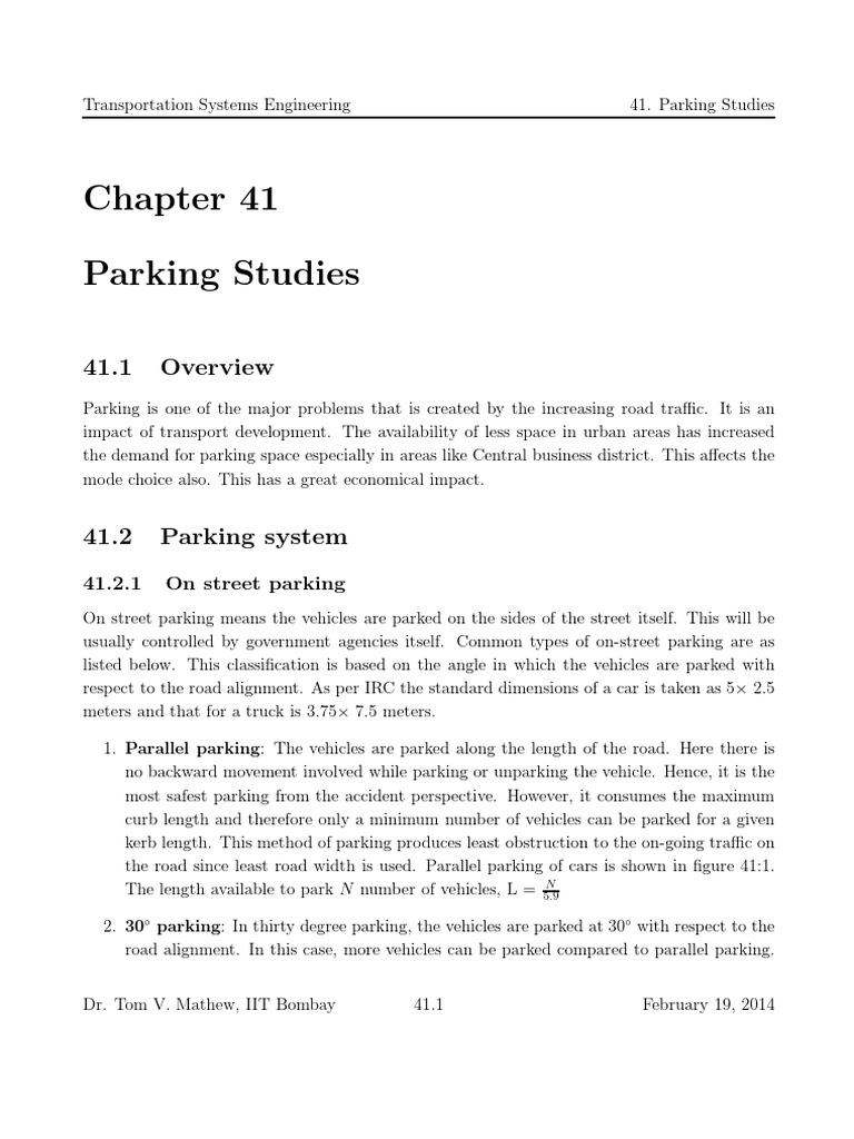 Parking_Studies.pdf | Parking | Traffic Collision