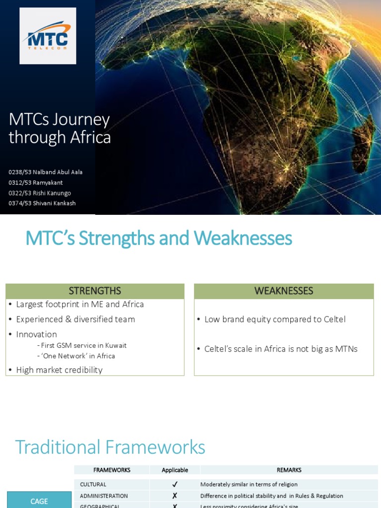 MTCs Journey Through Africa Group 1 - Final | PDF | Brand | Exports