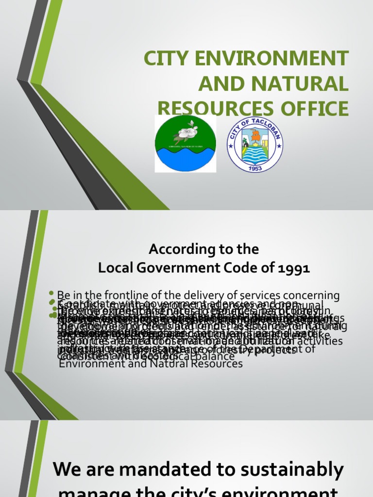 City ENRO - LGU Tacloban Mandate and PPAs | PDF | Landfill | Waste