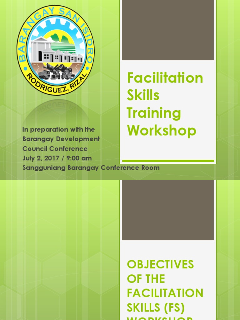 Facilitation Skills Training | PDF | Facilitator | Semiotics