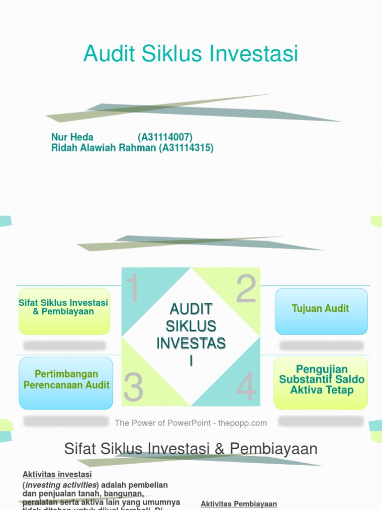 Audit II Siklus Investasi | PDF
