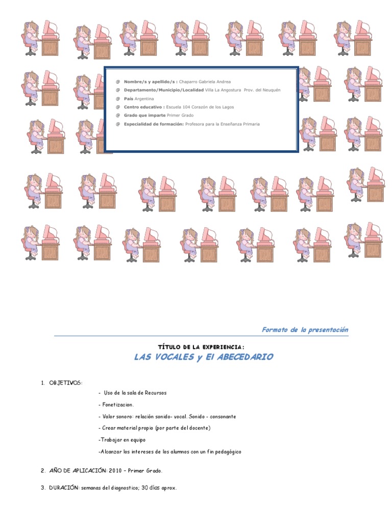 Las Vocales y El Abecedario PDF | PDF